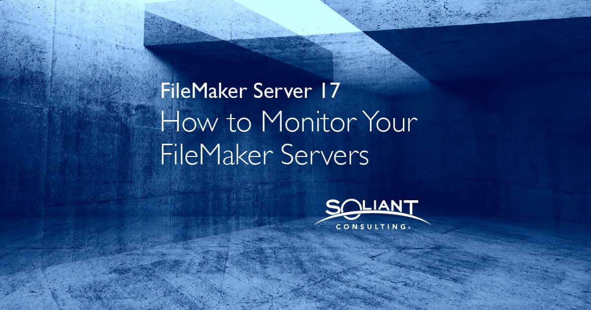 FileMaker Server Monitoring in FileMaker 17 - Developer Insights