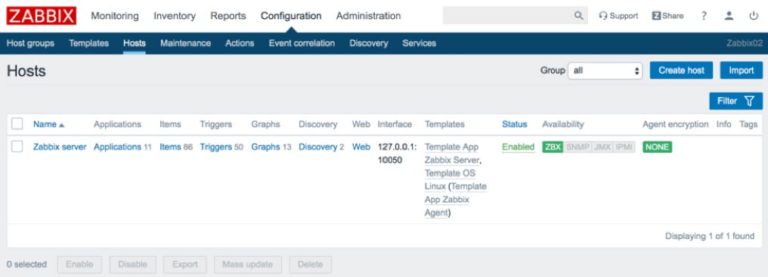 FileMaker Server Monitoring with a FileMaker Zabbix Configuration