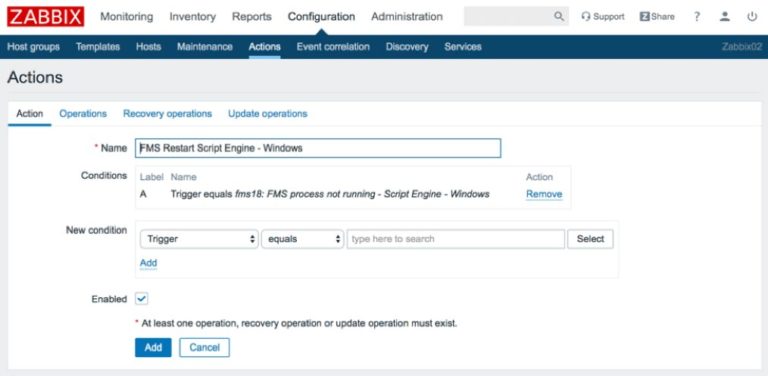 FileMaker Server Monitoring with a FileMaker Zabbix Configuration