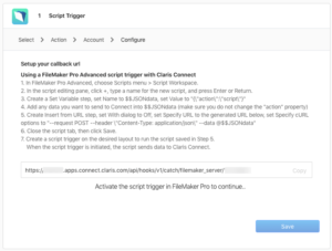 Claris Connect Flows Starting from Inside FileMaker