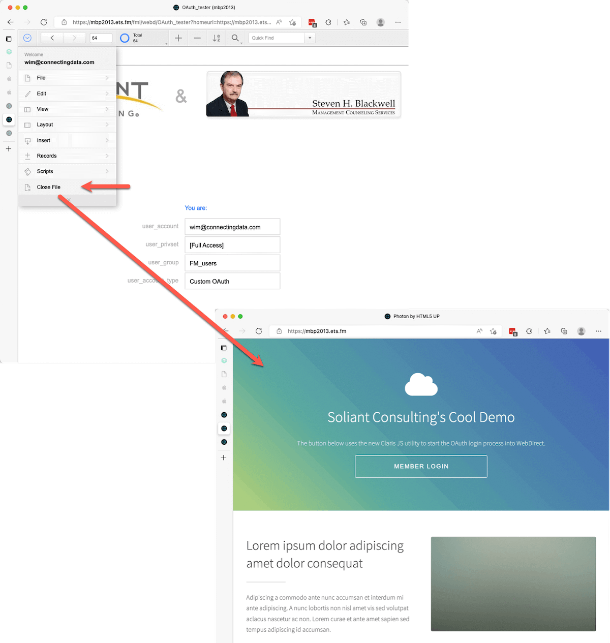 Custom OAuth Login Flow for Your FileMaker WebDirect Solution