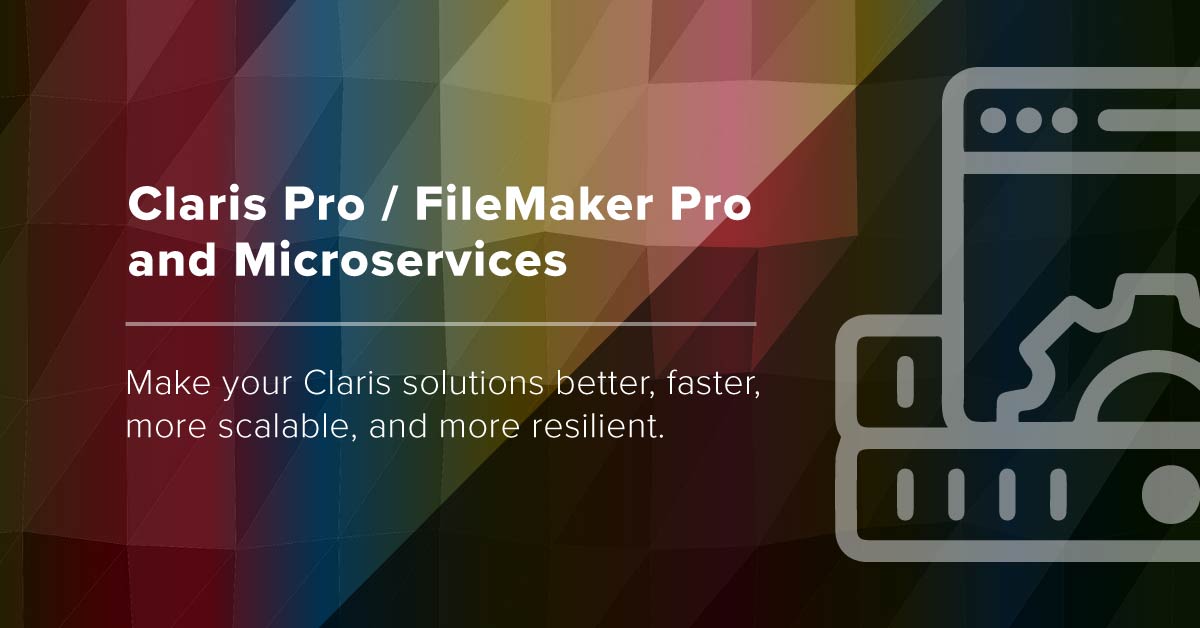 Distributed Architecture Using A Microservice With Filemaker