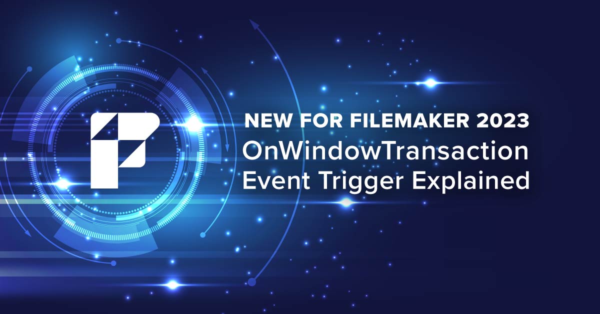 Transaction Logging in FileMaker 2023