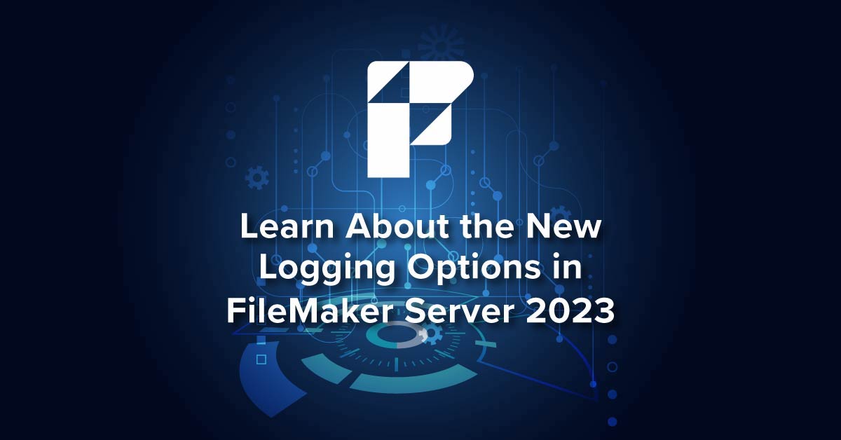 Extra Logging Options in FileMaker Server 2023 Extra Logging Options in FileMaker Server 2023