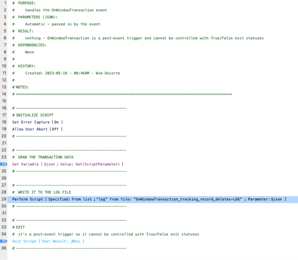 Tracking Record Deletes in FileMaker 2023