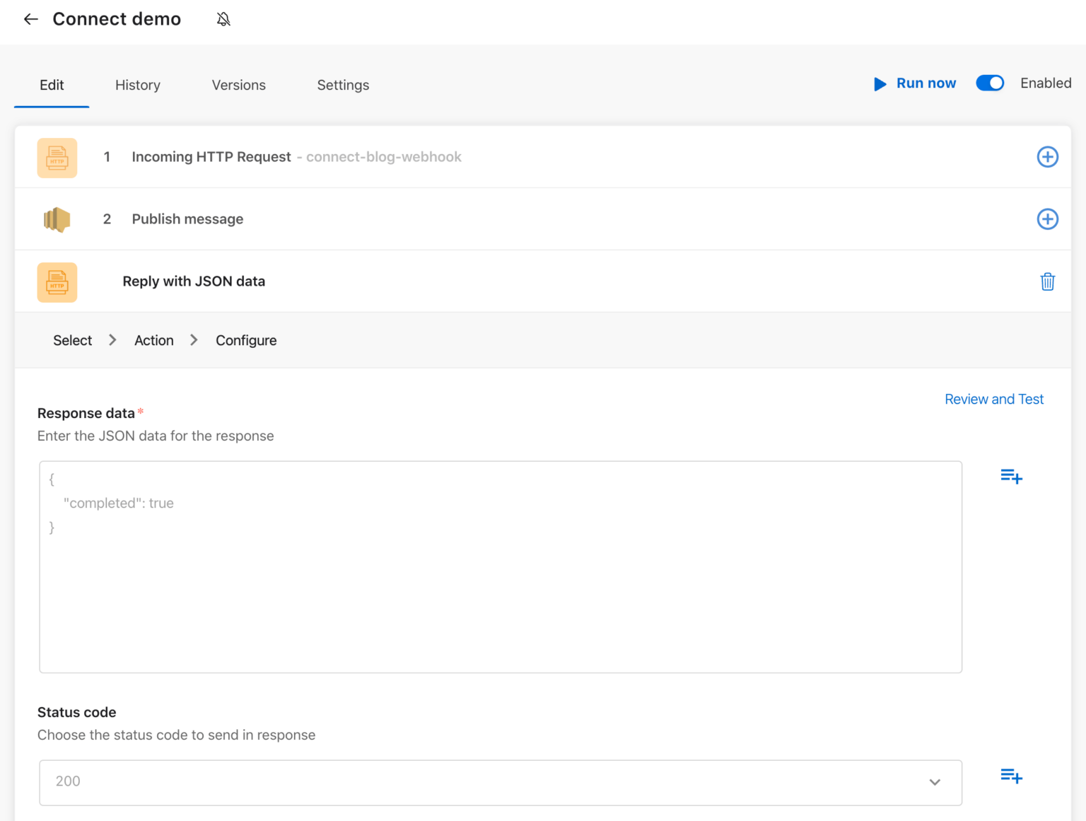 How to Implement Custom Responses in a Claris Connect Flow