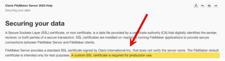 Filemaker Ssl Certificates In Depth Guide Filemaker Insights