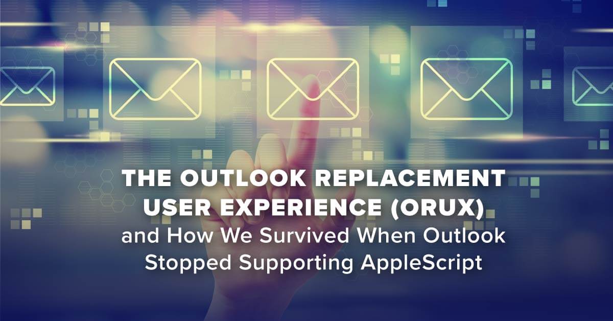Orux In Filemaker Applescript Support Ends